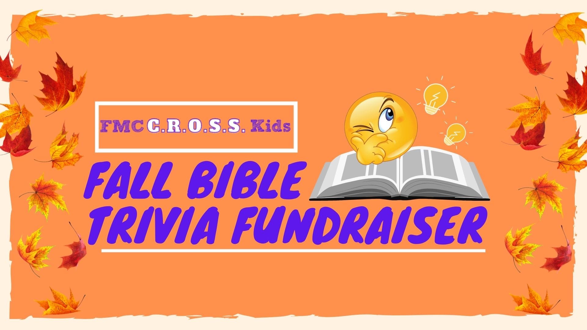 CROSS Kids FAll Bible Trivia Fundraiser - Friedberg Moravian Church