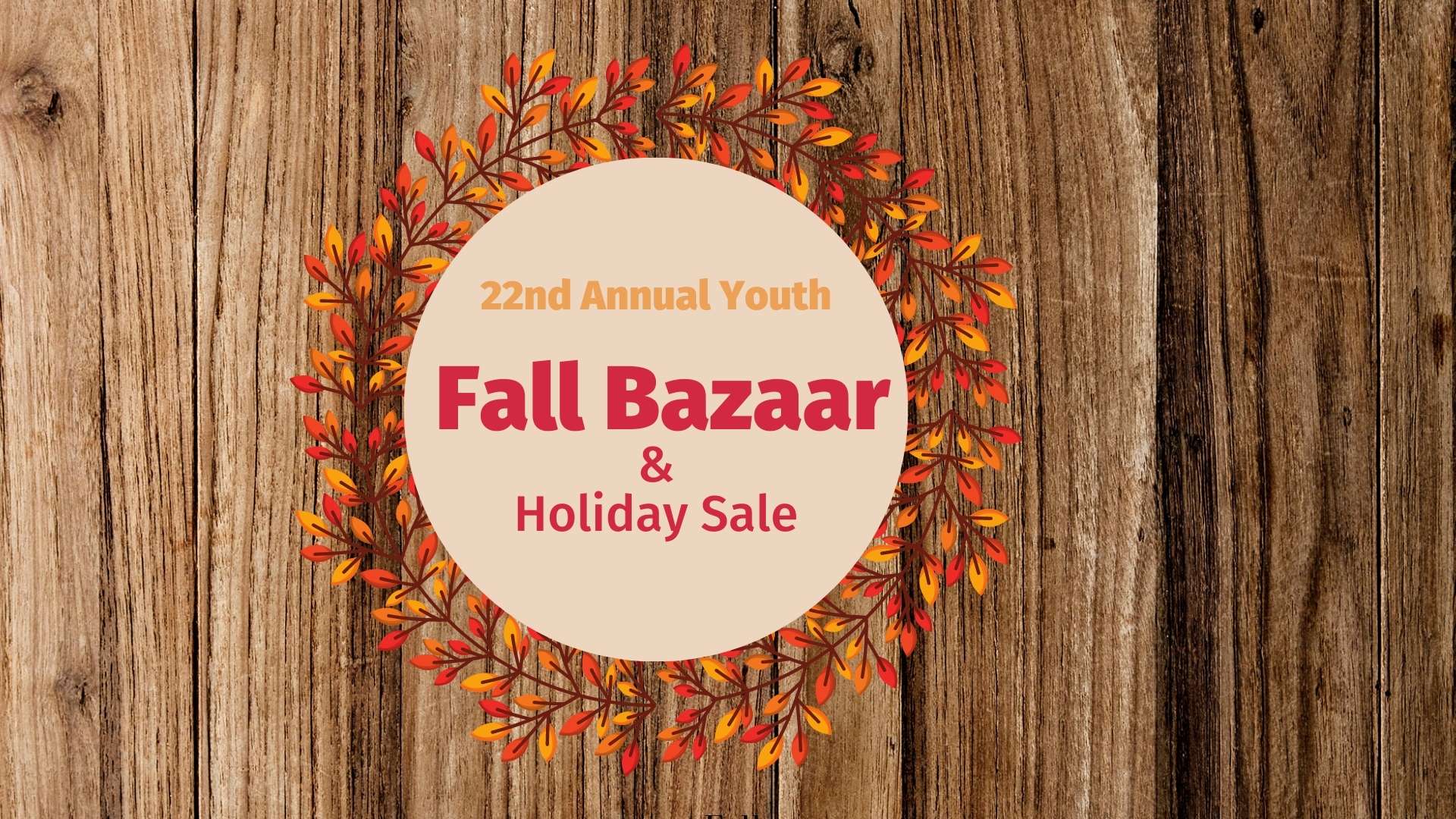 Fall Bazaar - Friedberg Moravian Church