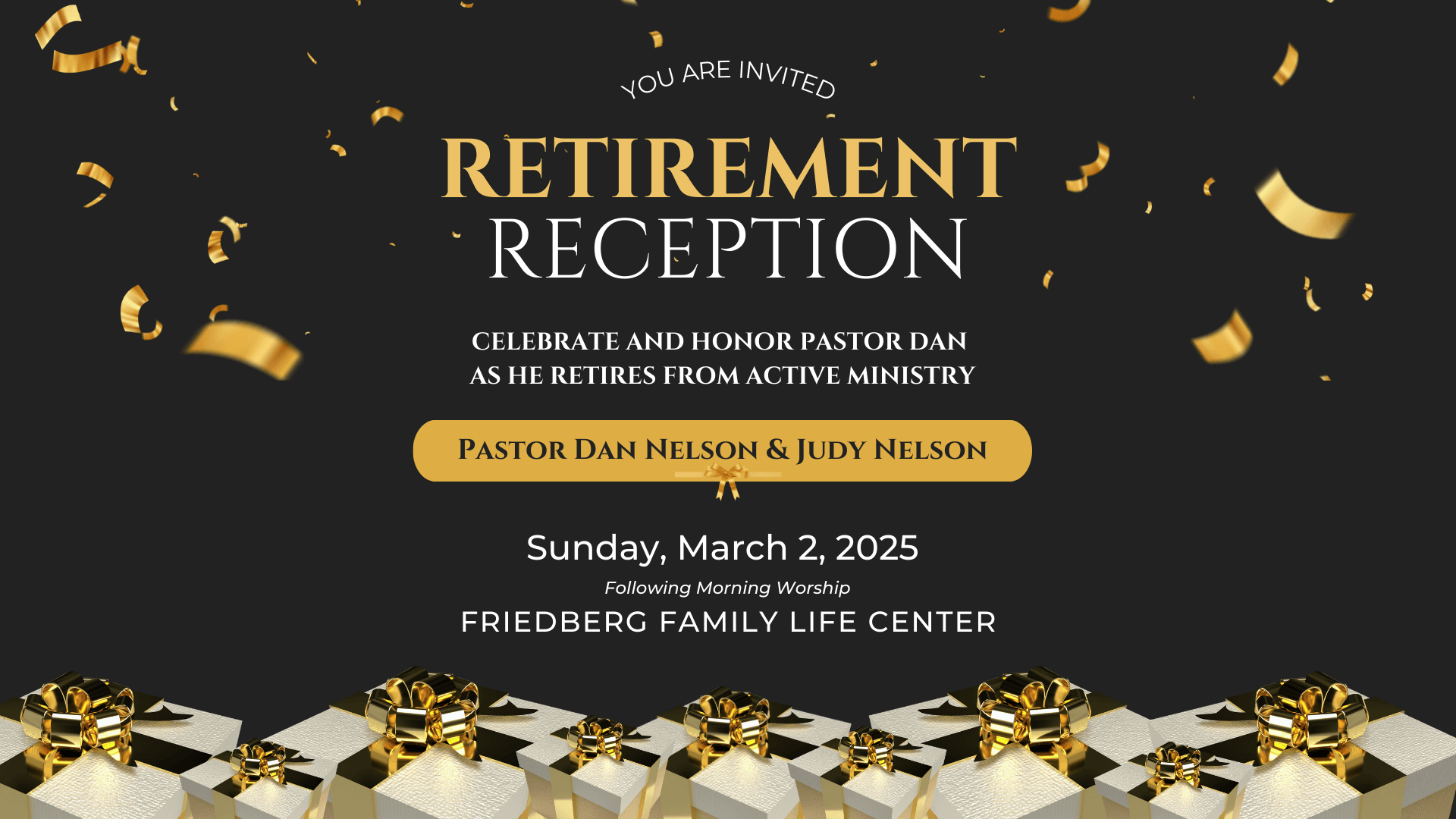 Retirement Reception - Friedberg Moravian Church